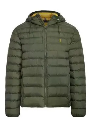 Polo Ralph Lauren Hooded Zip-up Padded Jacket - Green