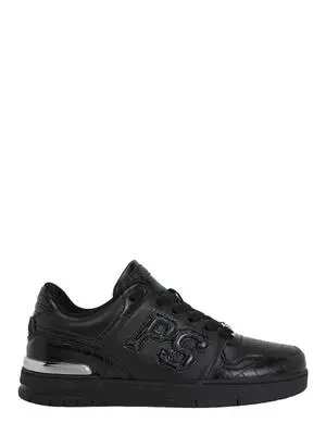 PLEIN SPORT Logo Patch Low-top Sneakers - Black