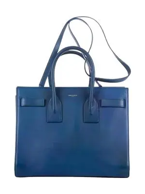 Saint Laurent Top Handle Tote Bag - Blue