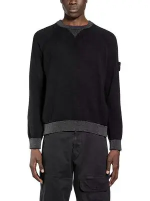 Stone Island Crew-neck Sweater - Black