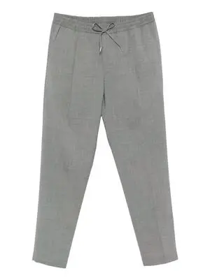 BRIGLIA 1949 Drawstring-waistband Trousers - Grey
