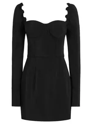 Dolce & Gabbana Short Cady Dress - Black