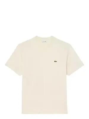 Lacoste Round-neck Logo-detail T-shirt - Neutrals
