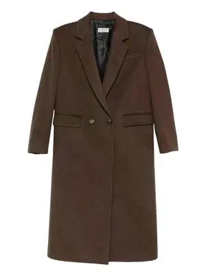 Alberto Biani Double-breasted Coat - Brown
