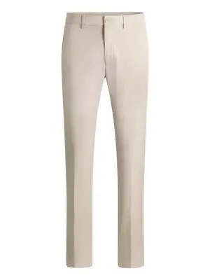 BOSS Logo-embroidered Trousers - Neutrals