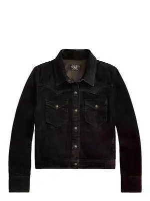 Ralph Lauren Corduroy Buttoned Jacket - Black