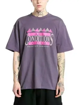 Nike Graphic-print Crew-neck T-shirt - Purple