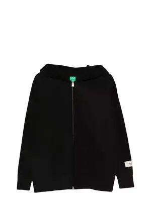 FLANEUR Zip-closure Hoodie - Black