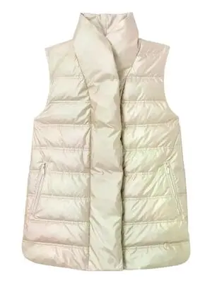 Lafayette 148 New York Shawl-collar Gilet - Neutrals
