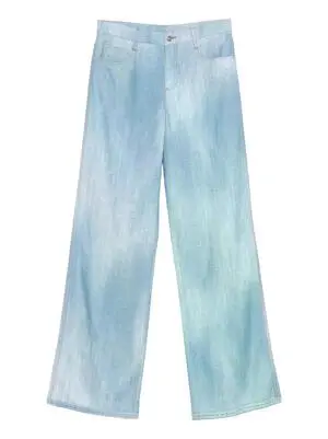 Ermanno Scervino Wide-leg Trousers - Blue
