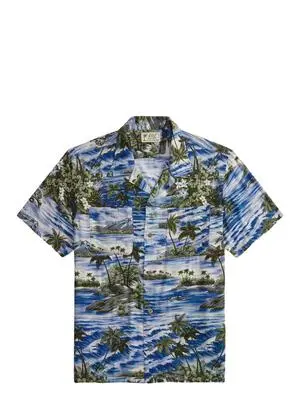 Ralph Lauren Short-sleeve Printed Shirt - Blue