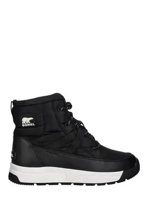 Sorel Whitney Iii Quilted Lace-up Boots - Black