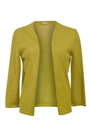 Marni Wool Open-front Cardigan - Yellow