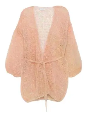Maiami Tied-waist Cardigan - Pink