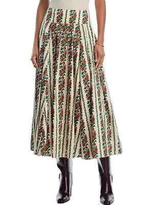 The Great. The Regency Skirt - Tapestry Floral