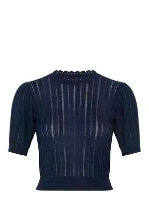 Ulla Johnson Gemma Short-sleeve Top - Blue