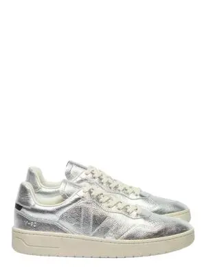 VEJA V-90 Logo-detail Sneakers - Silver