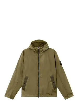 Stone Island Hooded Jacket - Military Green