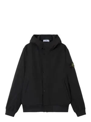 Stone Island Hooded Parka - Black