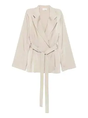 P.a.r.o.s.h Belted Jacket - Neutrals
