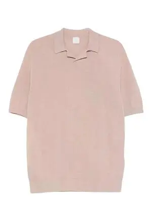 Eleventy Collared Short-sleeve T-shirt - Neutrals