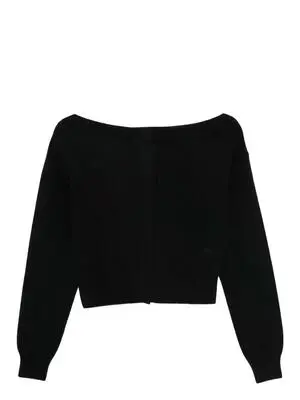 TOM FORD Boat-neck Cardigan - Black
