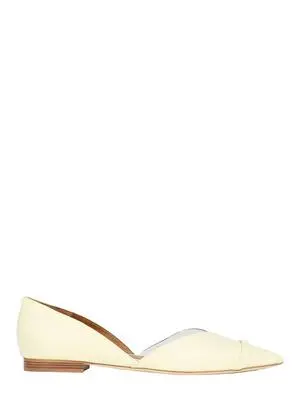 MALONE SOULIERS Hurley Point-toe Flats - Pastel Yellow
