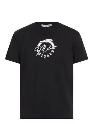 TRUSSARDI T-shirt Midnight Size Cotton - Black