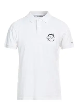 TRUSSARDI Polo Shirt Size Cotton - White
