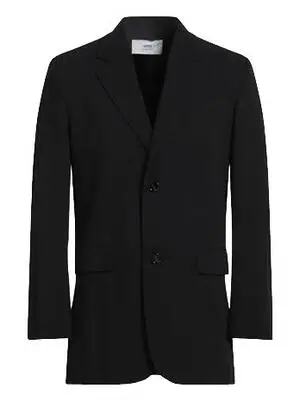 Ami Blazer Size Virgin Wool - Black