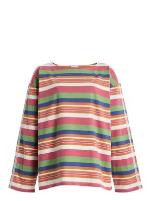 Posse Polly Striped Cotton T-shirt - Multi