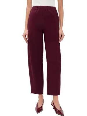 ALIGNE Markus Ponte Trousers - Oxblood