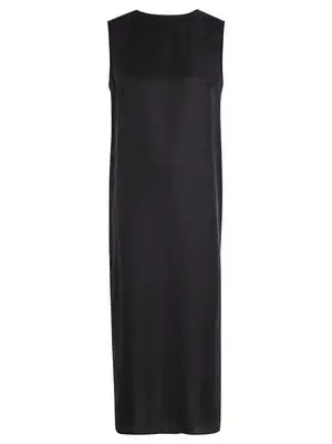 AKYN Blake Cowl-back Lyocell Midi Dress - Black