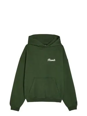PICANTE Logo-embroidered Hooded Sweatshirt - Green