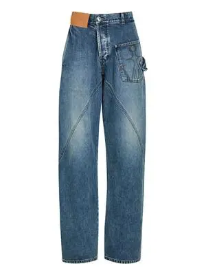 JW Anderson Twisted Straight-leg Jeans - Denim