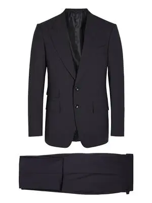 TOM FORD Bistretch Shelton Wool-blend Evening Suit - Navy