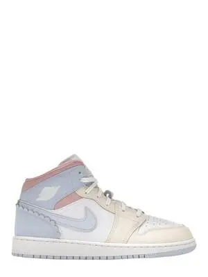 JORDAN 1 Mid Se - Half Blue/pale Ivory/white