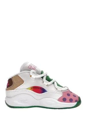 REEBOK Question Mid Candy Land - White/pixie Pink/goal Green
