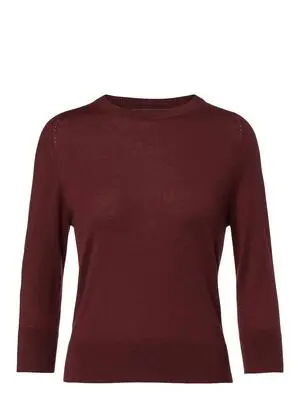 Loro Piana Piuma Cashmere Sweater - Burgundy