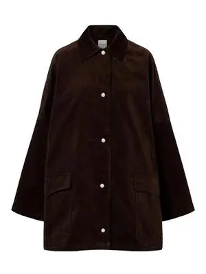 TOTEME Cotton Corduroy Overshirt - Brown