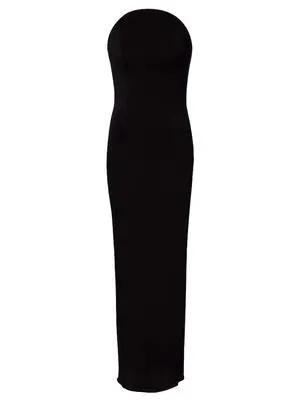 Alaïa Sheer Jersey Cocktail Dress - Black