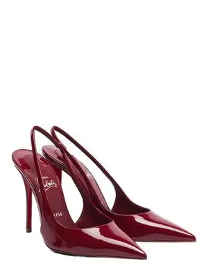 CHRISTIAN LOUBOUTIN Miss Z Slingback Pumps - Red