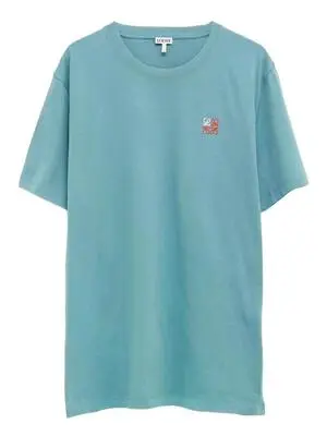 Loewe Embroidery T-shirt - Blue
