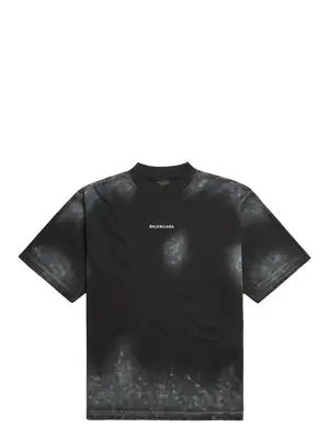 Balenciaga Back T-shirt Medium Fit - Black