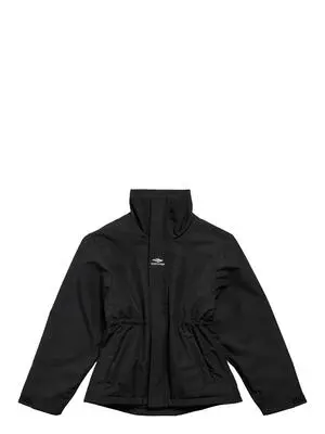 Balenciaga 3b Sports Icon Ski High Collar Parka - Black