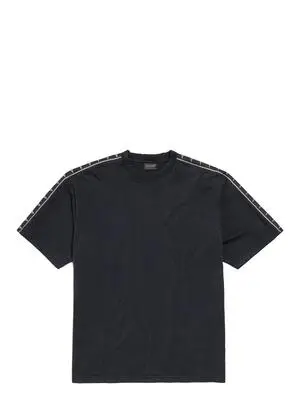Balenciaga Stripe T-shirt Medium Fit - Black