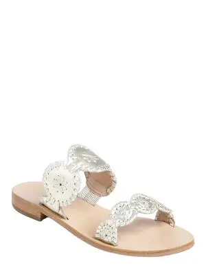 Jack Rogers Lauren Sandal - Platinum