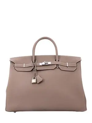 HERMES Birkin Handbag Grey Togo 40 - Etoupe