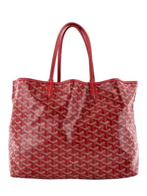 GOYARD Saint Louis Tote Coated Canvas Pm - Red