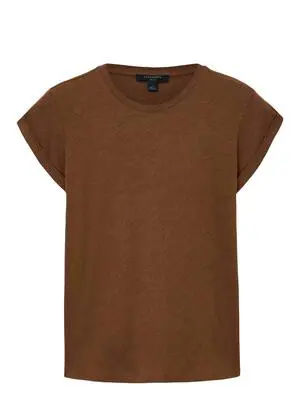 ALLSAINTS Cotton Slim Anna T-shirt - Brown